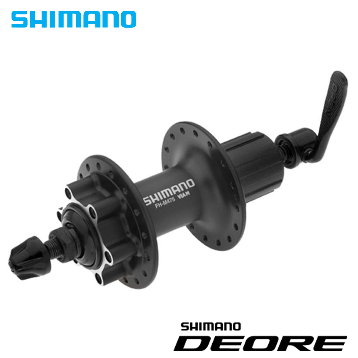 Shimano Deore FH-M475 8/9/10-Spd 6-Bolt Rear Hub - Black – Supreme Bikes PH