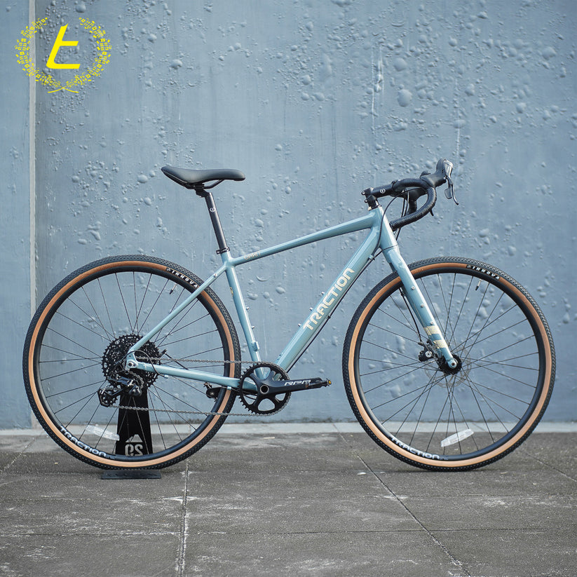Traction Gritt Gravel Frameset Bike - Gray/Yellow – Supreme Bikes PH