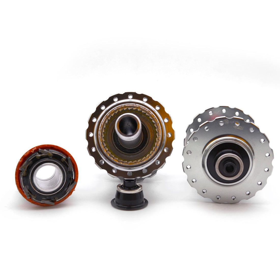 Speedone Pilot Hub Set QR / Thru Axle Non-Boost 32H 6-Bolt - Titanium ...